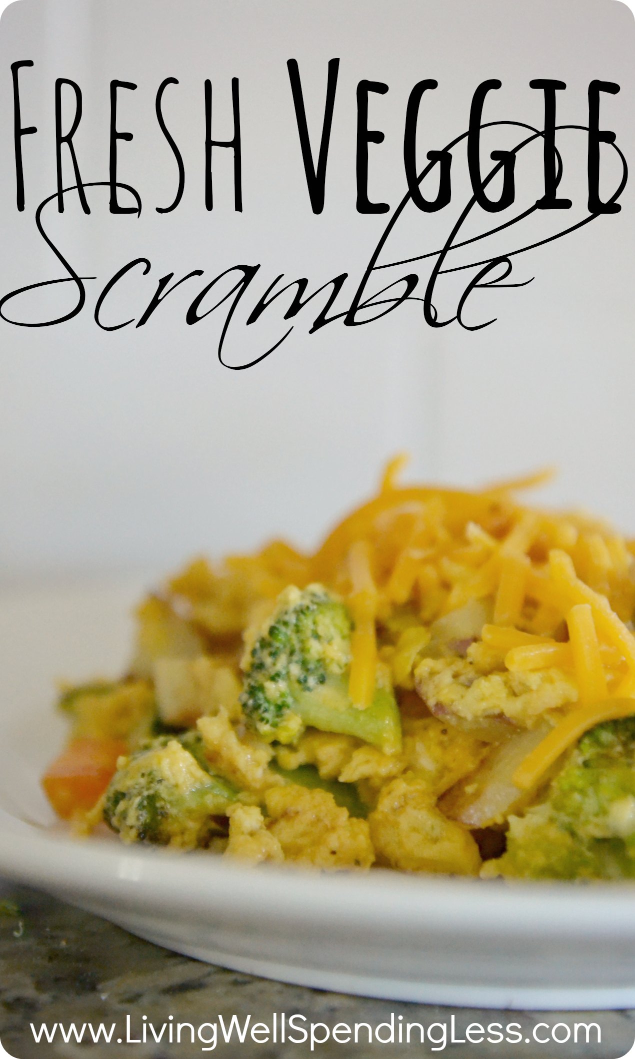 Fresh Veggie Egg Scramble-quick & easy way to use up leftover ... Fresh Veggie Egg Scramble-quick & easy way to use up leftover ...