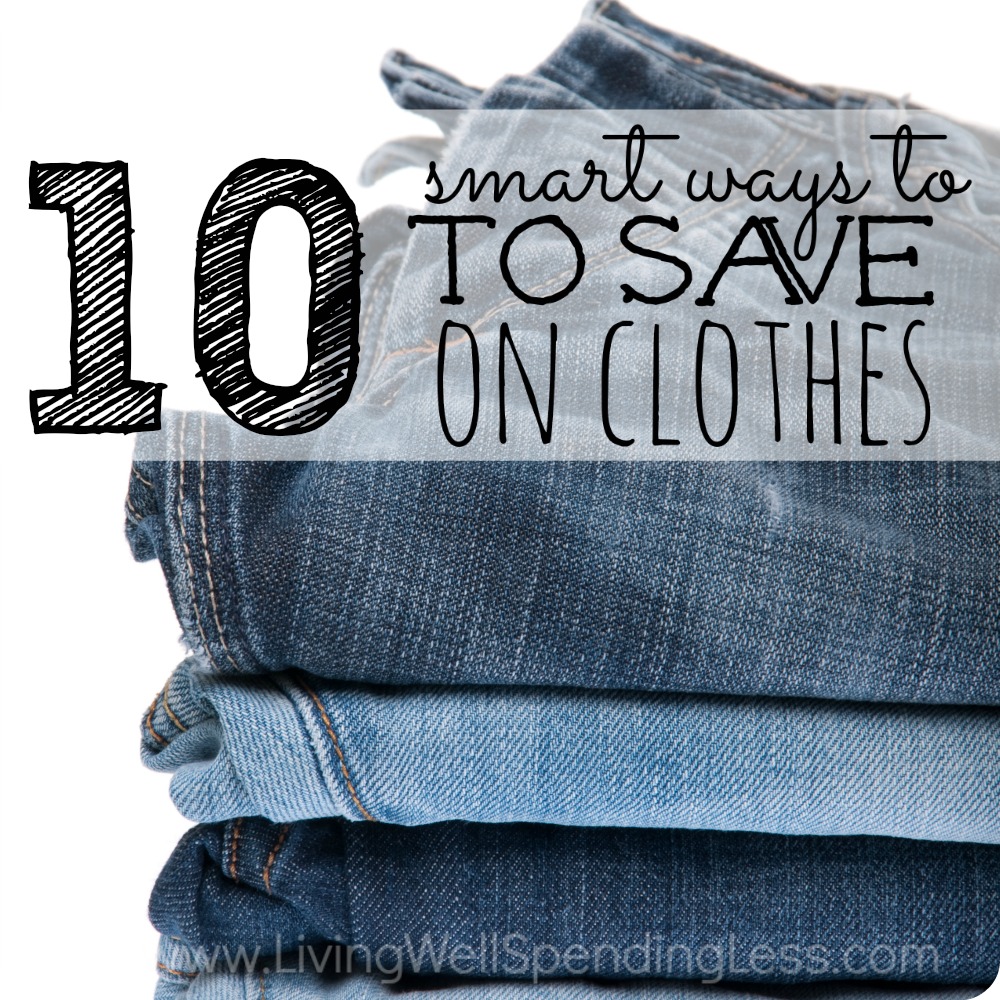 10 Smart ways to save on clothes square 5 - Living Well Spending Less® 10 Smart ways to save on clothes square 5 - Living Well Spending Less®