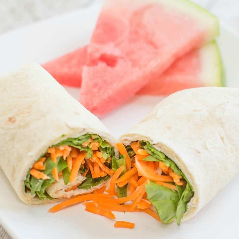 Quick Easy Make Ahead Lunch Wraps Simple Lunch Meal Prep Idea